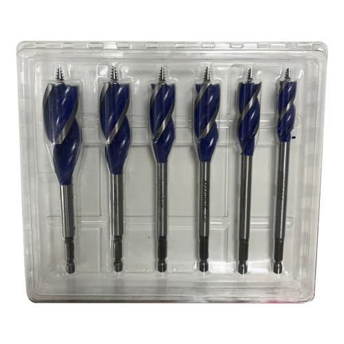 IRWIN® Speedbor® Spade Drill Bit Set - 6 Piece (IWAXSPM6PC)| JB Tools