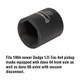 Powerbuilt 647093 Dodge Spindle Nut Socket 1-11/16″ | JB Tools
