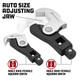 Powerbuilt 240274 2 Piece Spring-Loaded Crowfoot Wrench Set, Adjustable ...