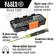 Klein Tools 32717 Precision Screwdriver Set w/ Case, All-in-One Repair ...