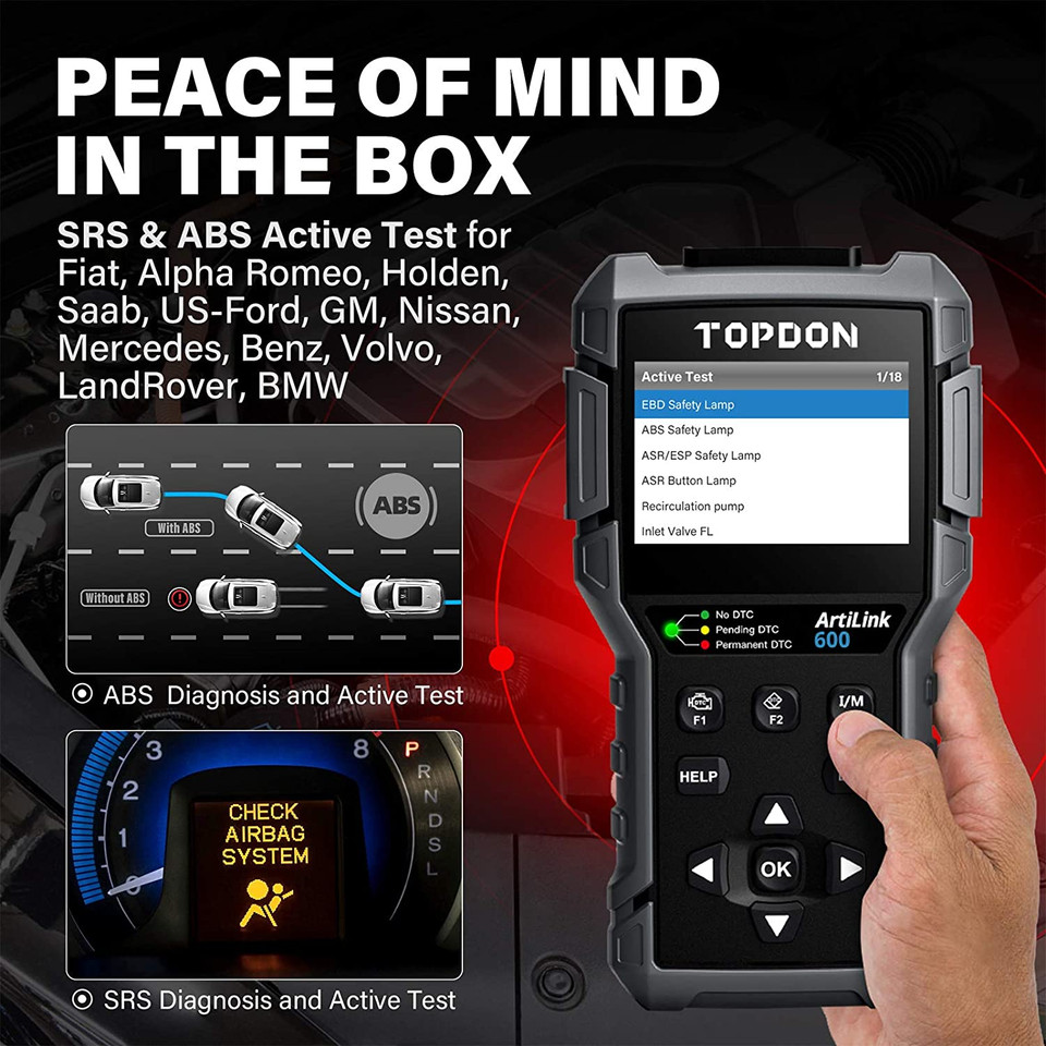 TOPDON ArtiLink600 Diagnostic Tool (TD52110012) | JB Tools
