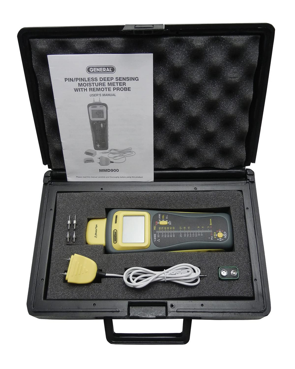 General Tools Wood Moisture Meter (MMD900) | JB Tools