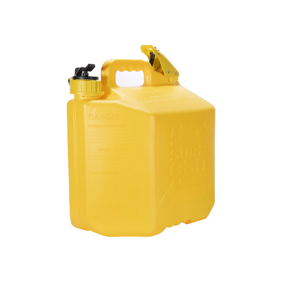 SureCan Diesel Fuel Container 5-Gallon Rotating Flexible Spout (SUR5SFD2) | JB Tools