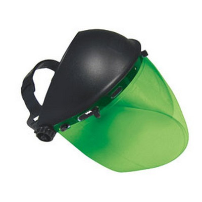 SAS Safety 5147 Deluxe Face Shield-Dark Green | JB Tools