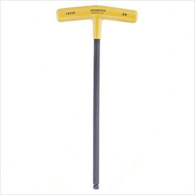 Bondhus 3/16" Grad Balldriver T-Handle Hex Key w/PG (13110) | JB Tools
