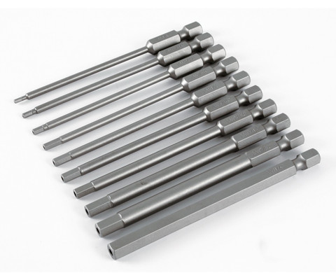 Wiha Security Hex Inch Power Blades 10-Piece Set (76096) | JB Tools