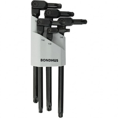 Bondhus 5pc T30-T50 Hex Pro Pivot Head Wrench Set (00029) | JB Tools