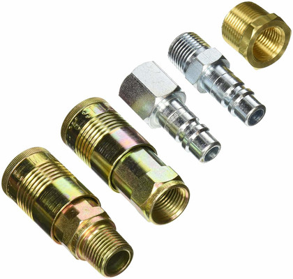 Milton S224 G-Style Coupler, Plug and Air hose Reducer Bushing Kit 5 ...