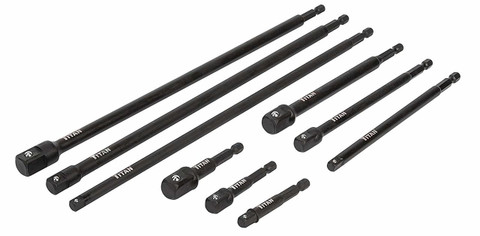 Titan Tools Impact Socket Adapter Set 9pc (12089) | JB Tools