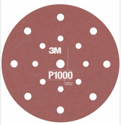 3M 6" P1000 Dust Free Hookit Flexible Abrasive Disc (34803) | JB Tools