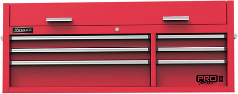 Homak PRO II Series 54" 6-Drawer Tool Chest, Red (RD02054602) | JB Tools