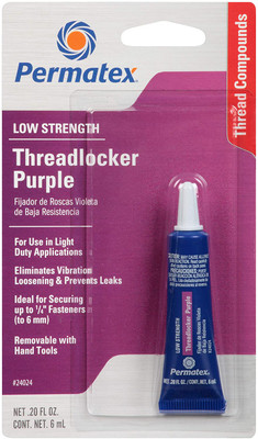 Permatex Low Strength Threadlocker Purple (24024) | JB Tools