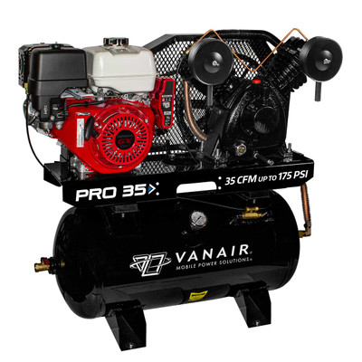 Vanair PRO 35 35 CFM Air Compressor 30 Gallon Honda 051935 | JB Tools