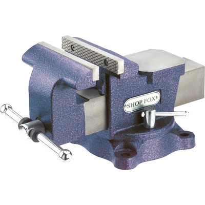 Shop Fox D3250 6" Bench Vise with Swivel Base | JB Tools