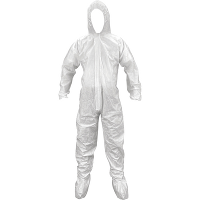 SAS Safety 6975 Breathable SMS Hooded & Booted Coveralls Suit - XX ...