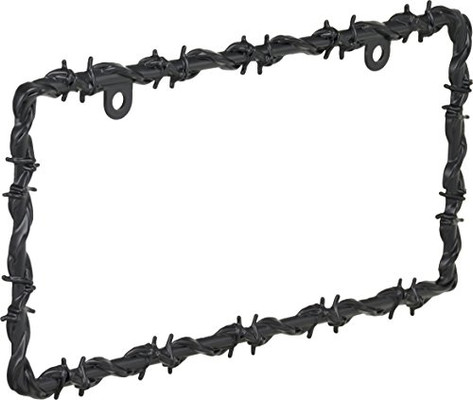 Bell Automotive Blck Barbed Wire Plate Frame (22-1-46565-8) | JB Tools