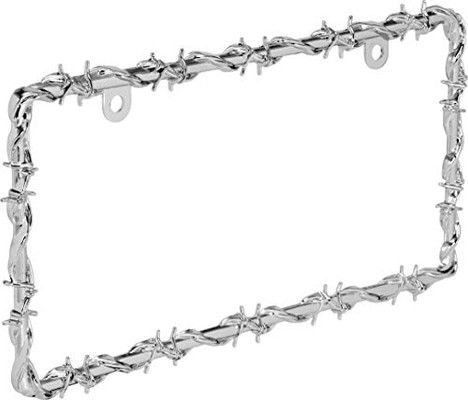 Bell Automotive Barbed Wire Chr. Plate Frame (22-1-46144-8) | JB Tools