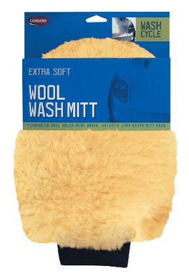 Carrand 40306 Wool Wash Mitt , Yellow | JB Tools