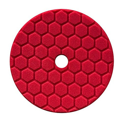 Chemical Guys 6" Red Hex-Logic UltraLight Pad (BUFX117HEX6) | JB Tools