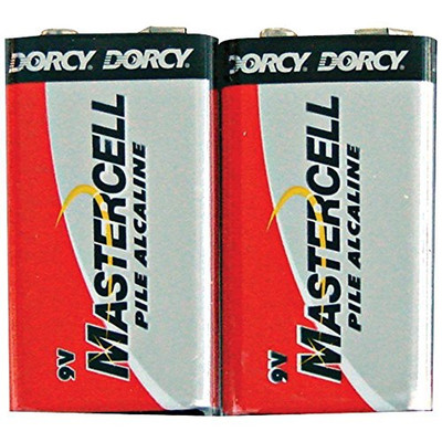 Dorcy Mastercell 9V Alkaline Batteries, 2-Pack (41-1611) | JB Tools