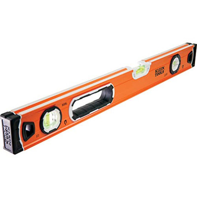 Klein 935L 24-Inch Magnetic Level: Adjustable Vial | JB Tools