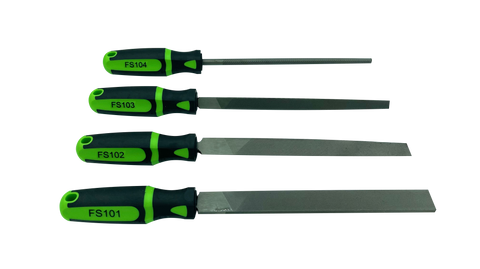 VIM Tools 4-Piece File Set, 12" OAL (FS100) | JB Tools