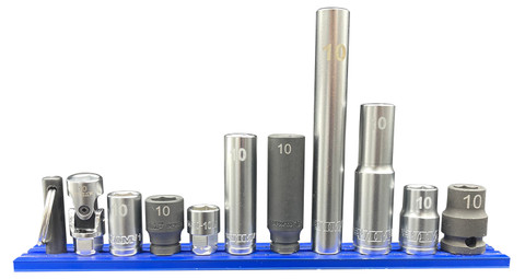 VIM Tools 10mm Socket Set, 10-Piece (10X10) | JB Tools