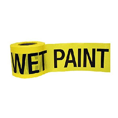 CH Hanson 300' x 3" Yellow CAUTION WET PAINT Tape (16101) | JB Tools