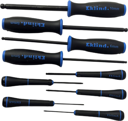 Eklind 90609 Ball-Hex-Driver Set-9 Pc. Metric/1.5mm - 10mm | JB Tools