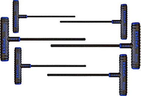 Eklind 64906 Power-T Handle Hex Key Allen Wrench - 6pc set Metric MM ...