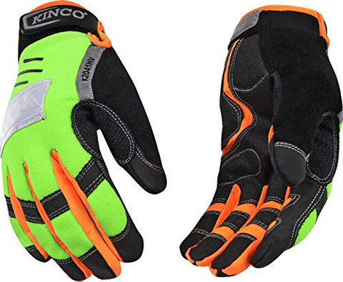 Kinco Pro XL Hi-Vis Gen Syn Gloves w/Pull Strap (2041HV-XL) | JB Tools