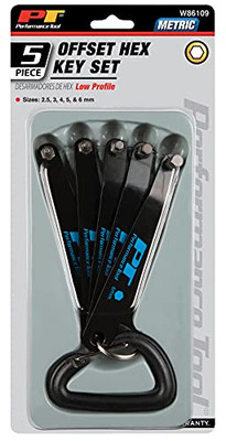 Performance Tool W86109 Metric Low Profile Offset Hex Key Wrench Tool ...