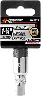 Performance Tool W38140 3/8" Drive Extension Bar, 1-3/4" | JB Tools