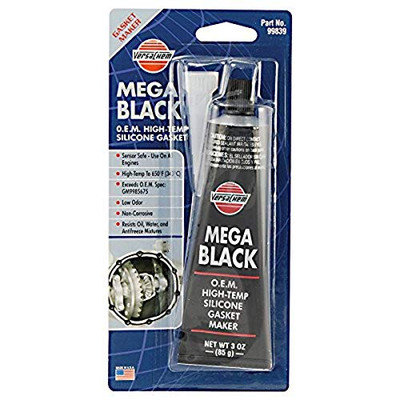 Permatex 99839 Versachem Mega Black OEM Silicone - 3 oz. | JB Tools