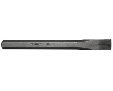 Mayhew 1/2" Blade Width Blast Finish Cold Chisel (70207) | JB Tools