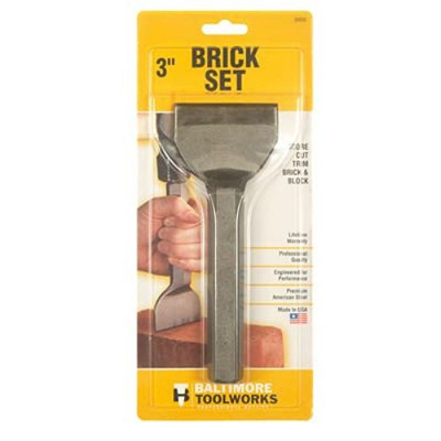 Mayhew 3" x 7" Carded Mason Chisel (35002) | JB Tools