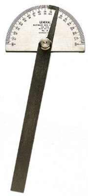 General Tools Round Head Steel Angle Protractor (18) | JB Tools