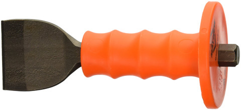 Mayhew 2-1/4" x 7-3/4" Handguarded Mason Chisel (35705) | JB Tools