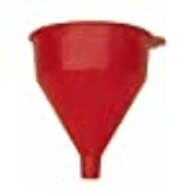 Funnel King 2 Quart Red Safety PE Funnel with 60 Micron Screen (32002 ...
