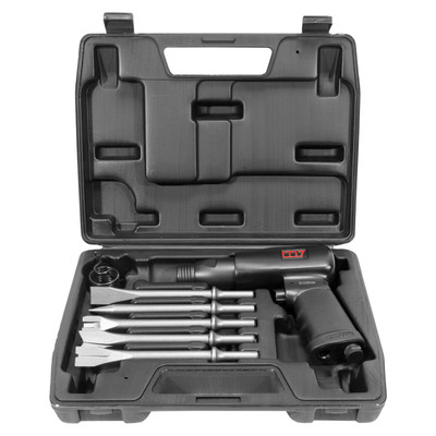 M7 Air Hammer Kit With Five Chisels Tool Case and Spring Retainer (SC ...