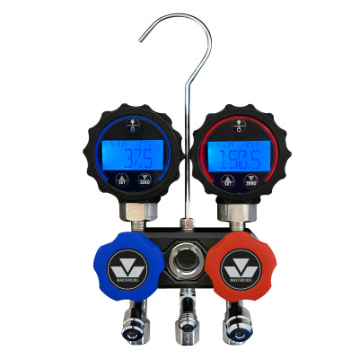 Mastercool Black Series Digital 1234YF Gauge Set 72" Hoses Manual ...