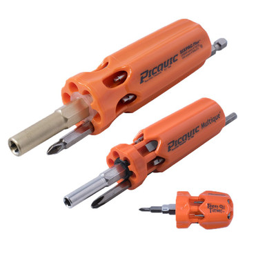 Picquic 3-Multi-Driver Family Pack, Bright Orange Opaque (44606) | JB Tools