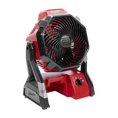 Milwaukee M18 Jobsite Fan 18-Volt Cordless 120-Degree Adjustable Head ...