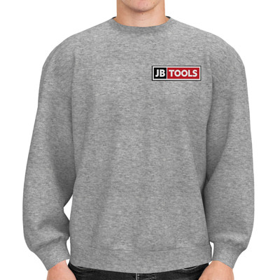 Medium JB Tools Grey Crewneck | JB Tools