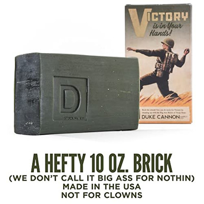 Duke Cannon Wwii Era Big Brick Of Wash Soap For Men, 10Oz - Victory ...