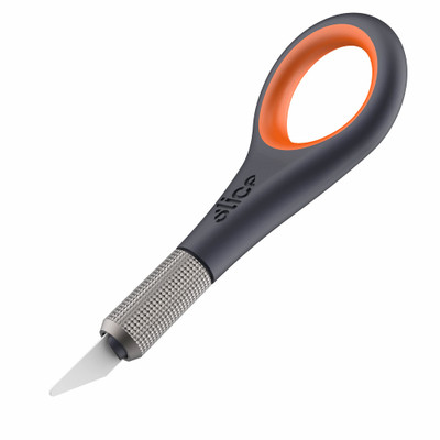 Slice Precision Knife, Finger Grip, Black (10580) | JB Tools