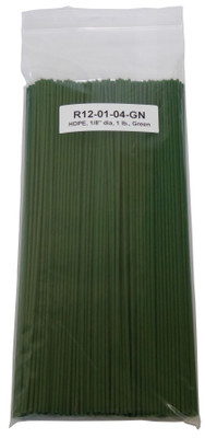 Polyvance High Density Polyethylene (Hdpe) Rod, 1/8" Diameter, 1 Lb., Green (R12-01-04-GN) | JB ...