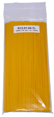 Polyvance High Density Polyethylene (Hdpe) Rod, 1/8" Diameter, 1 Lb., Yellow (R12-01-04-YL) | JB ...