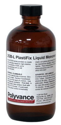 Polyvance Plastifix Liquid, Large, 8 Fl Oz (250 Ml) (2520-L) | JB Tools