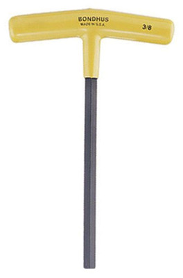Bondhus 10-Piece 3/32-3/8" 6" Hex End T-Handle w/PG (15290) | JB Tools